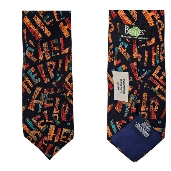 The Beatles | Accessories | Vintage Commemorative Beatles 0 Silk Tie ...